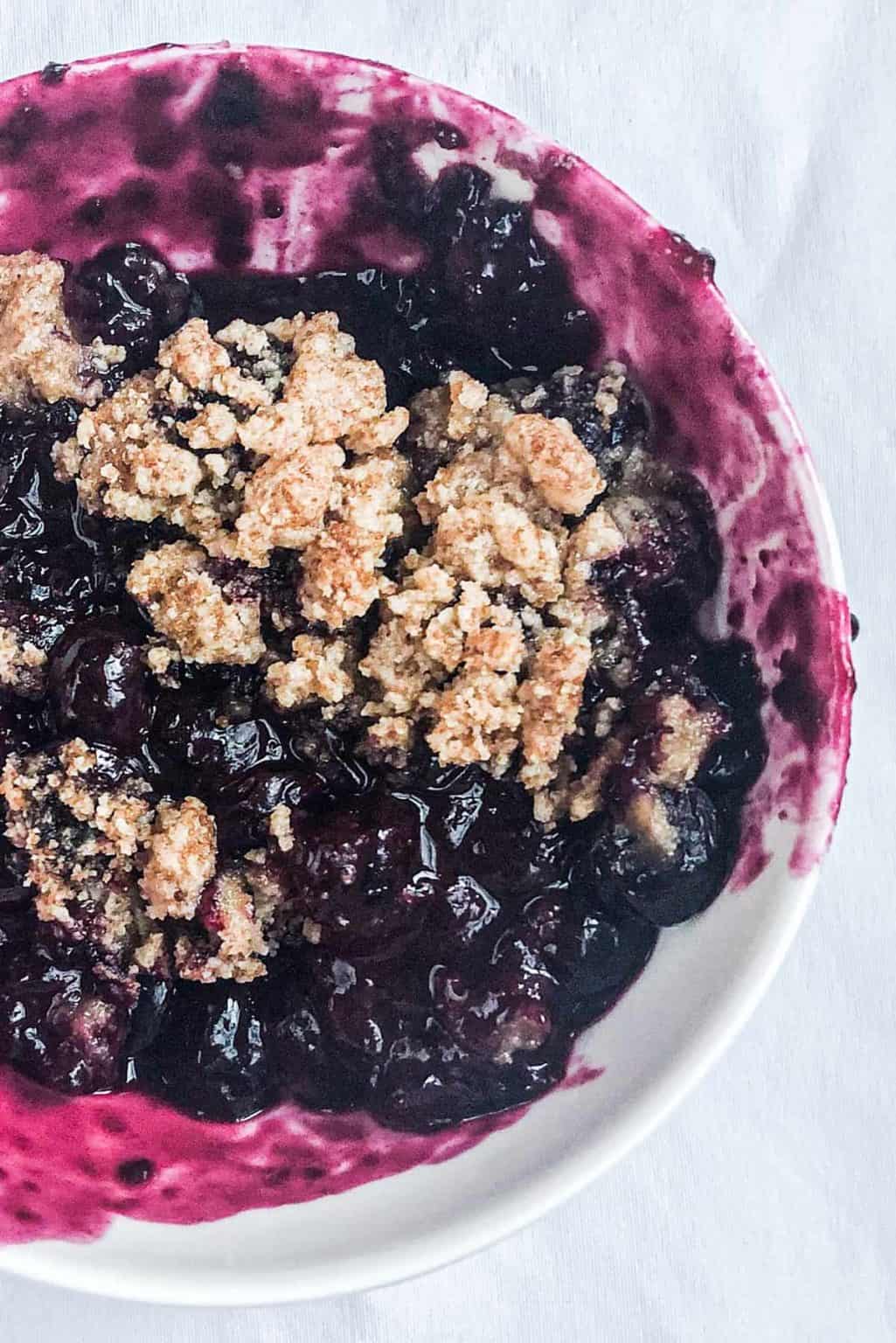 The Best Blueberry Ginger Crisp - Batters and Blessings