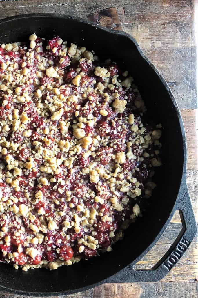 The Best Sour Cherry Crisp- Batters and Blessings