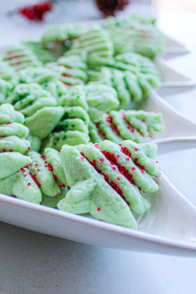 Christmas Spritz Cookies - Batters and Blessings | Love, Sugar, and Jesus
